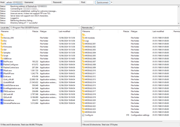 Flasher Hub - File management - SEGGER Knowledge Base