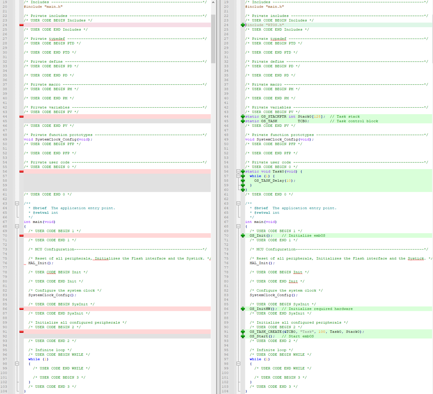 Using embOS with STM32CubeMX - SEGGER Knowledge Base