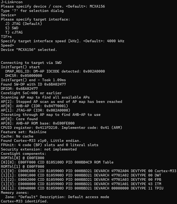 NXP FRDM-MCXA156 - SEGGER Knowledge Base