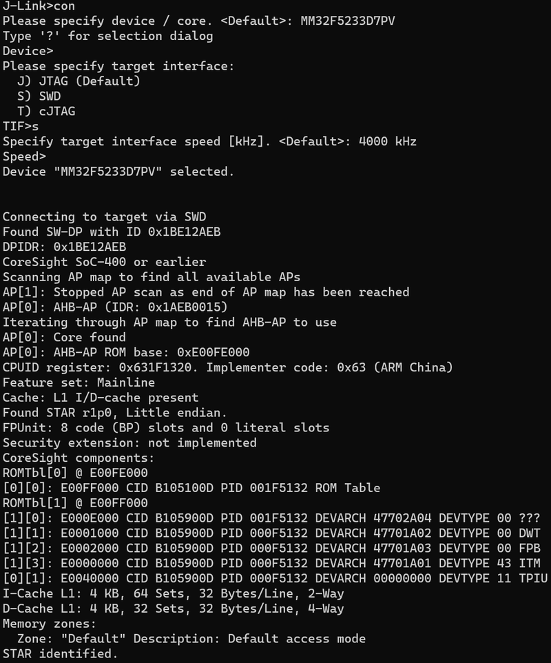 Mindmotion Mini-F5233-MM32F5233D7P - SEGGER Knowledge Base