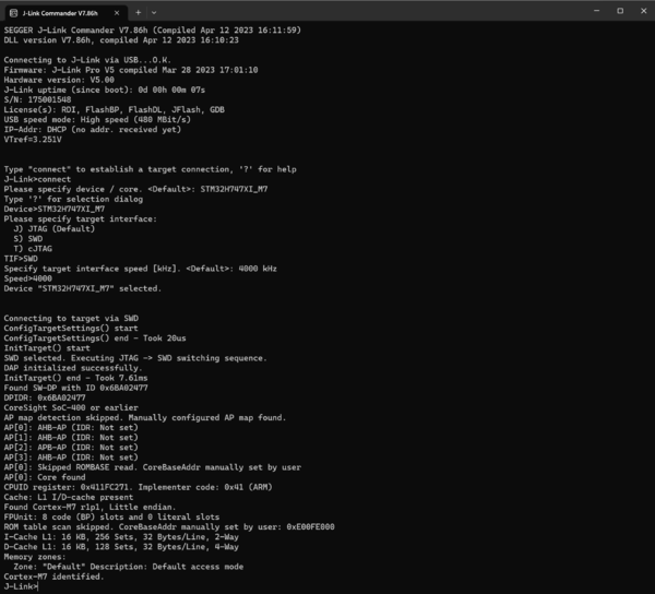 Arduino Giga R1 WiFi - SEGGER Knowledge Base