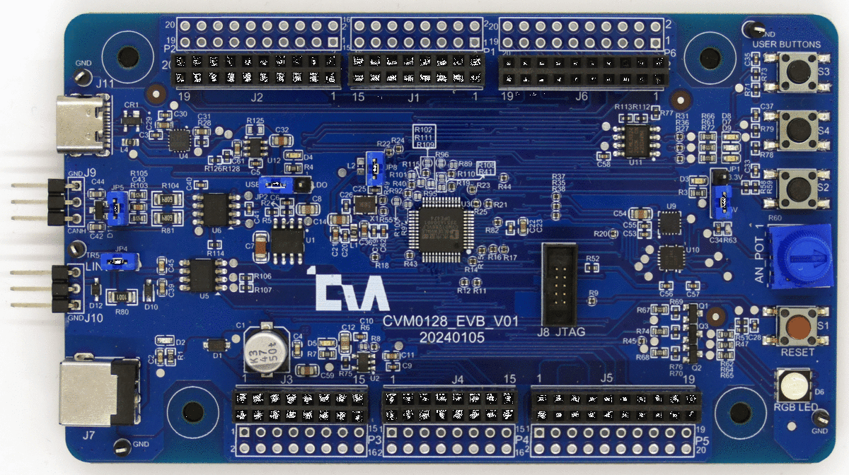 CVA BlueWhale CVM0128-EVB - SEGGER Knowledge Base