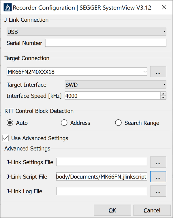 J-Link script files - SEGGER Knowledge Base