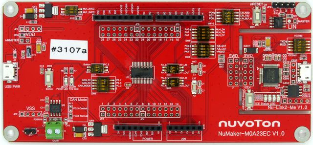 Nuvoton NuMaker-M0A23EC - SEGGER Knowledge Base
