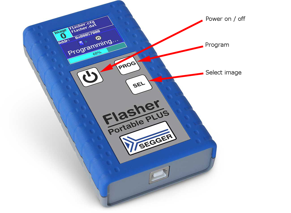 File:Flasher Portable PLUS.png - SEGGER Knowledge Base