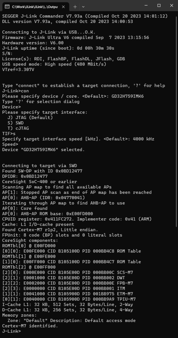 GigaDevice GD32H759I-EVAL - SEGGER Knowledge Base