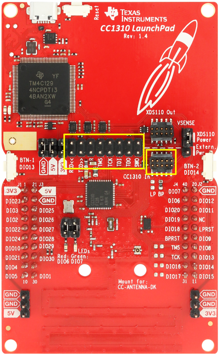 CC1310 LaunchPad - SEGGER Knowledge Base
