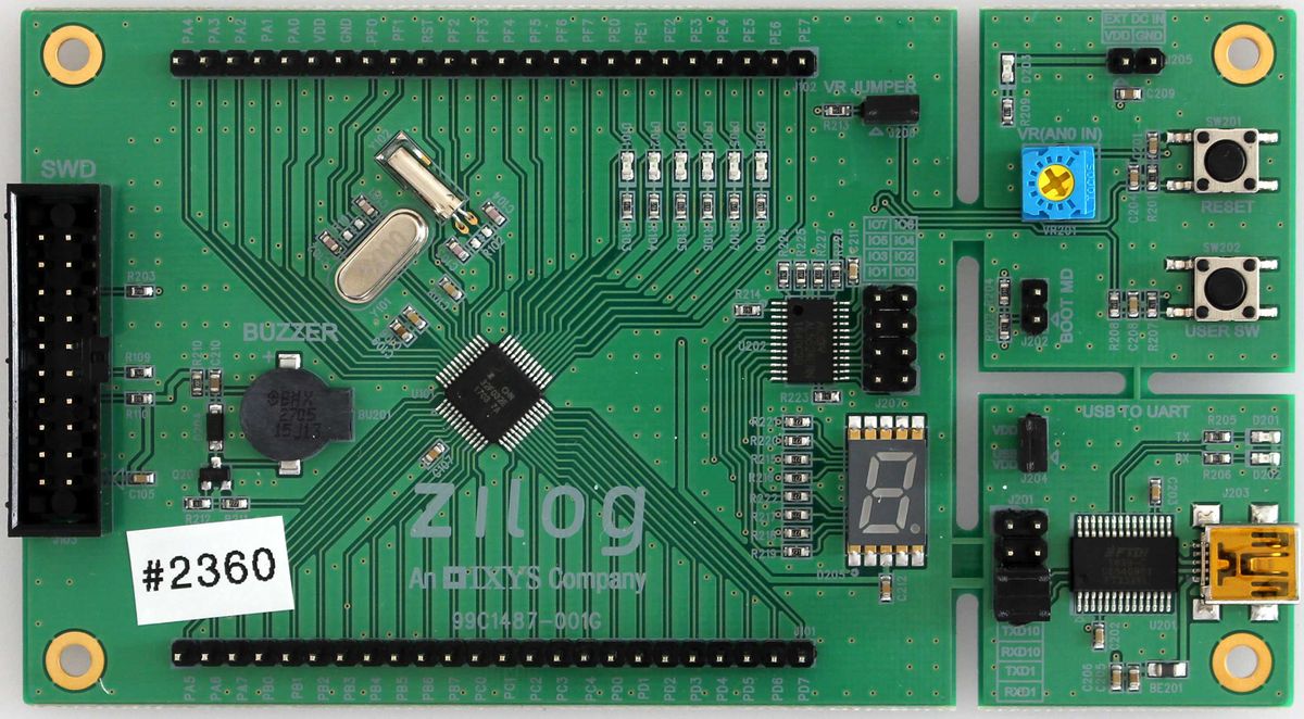 Zilog Z32F0323100KITG - SEGGER Knowledge Base
