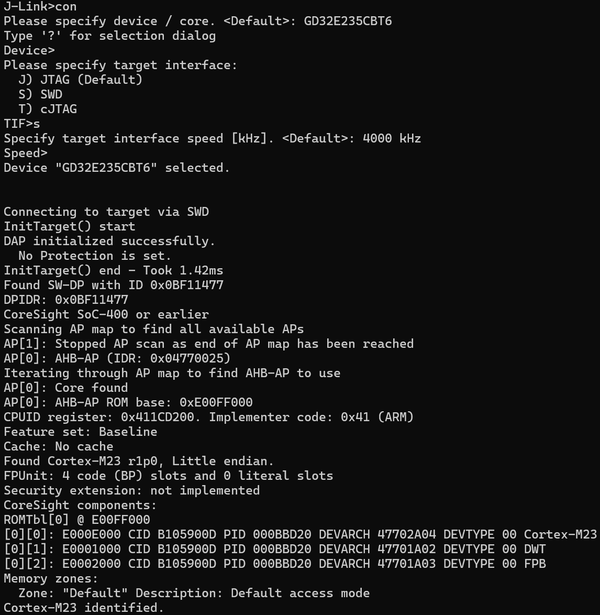 GigaDevice GD32E235C-EVAL - SEGGER Knowledge Base