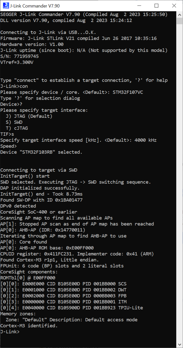 NUCLEO-F103RB - SEGGER Knowledge Base