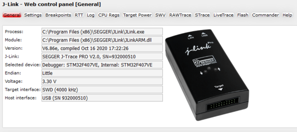 J-Link Control Panel - SEGGER Knowledge Base