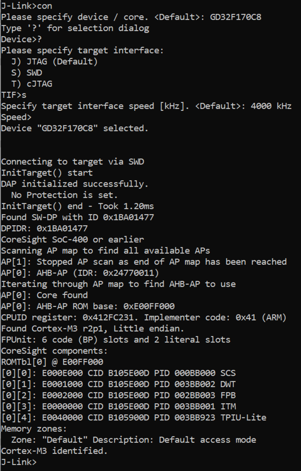 GigaDevice GD32170C-START - SEGGER Knowledge Base