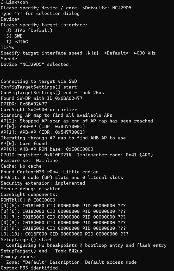 NXP LID2435 - SEGGER Knowledge Base