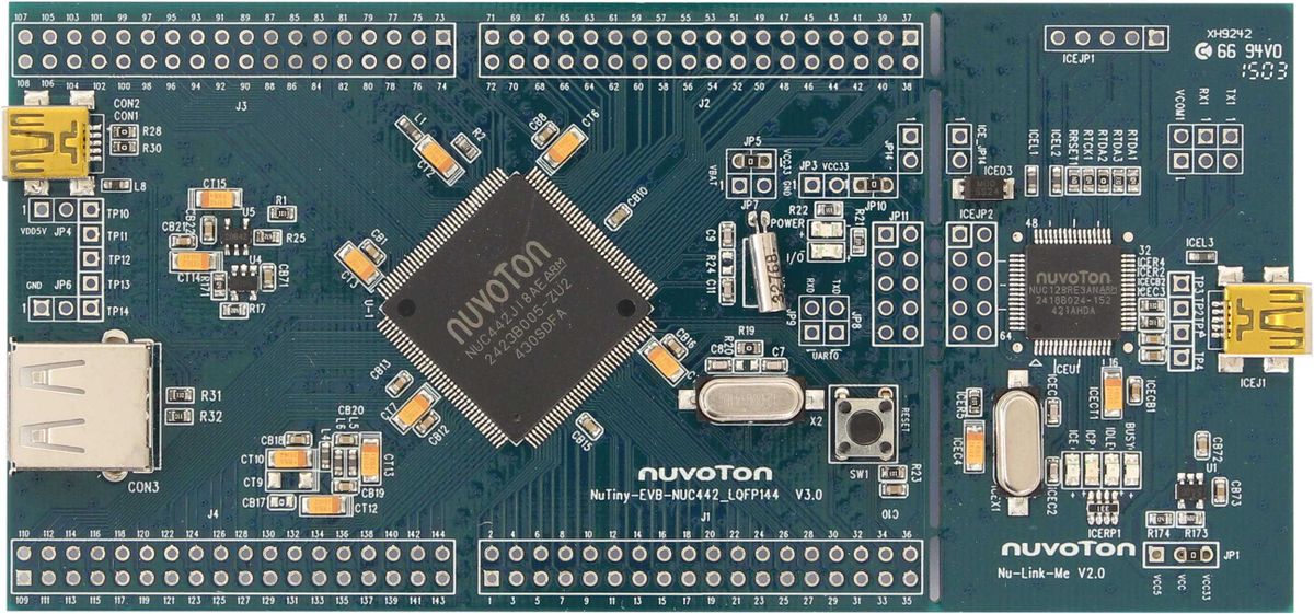 Nuvoton NuTiny-EVB-NUC442 - SEGGER Knowledge Base