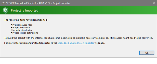 File:ES Import Success.png - SEGGER Knowledge Base