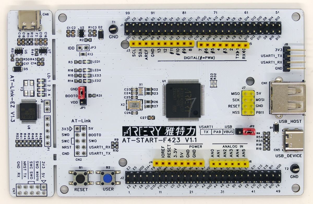 ArteryTek AT-START-F423 - SEGGER Knowledge Base